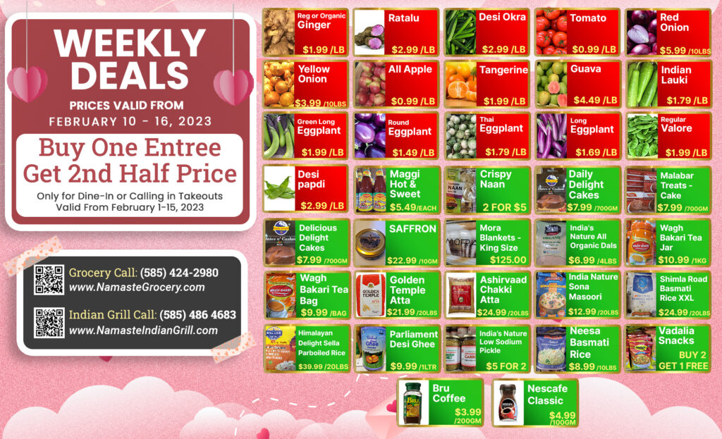 Namaste Indian Grocery Store – Home Delivery Available